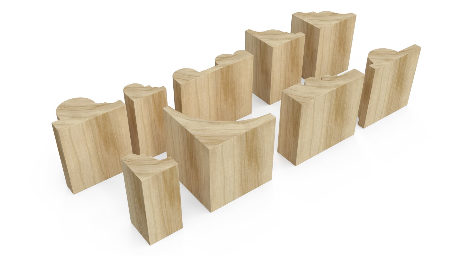 Set Molding Maple Part 2 3D - TurboSquid 2274962
