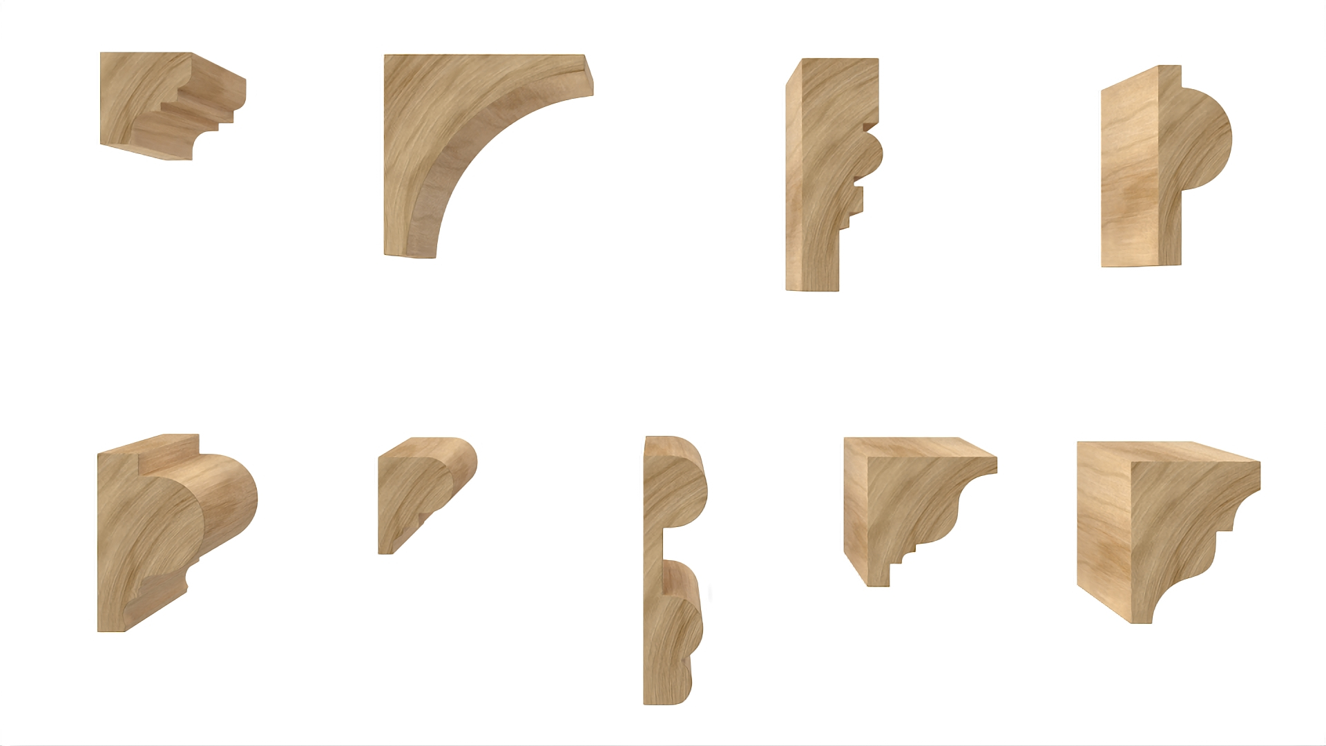 Set Molding Maple Part 2 3D - TurboSquid 2274962