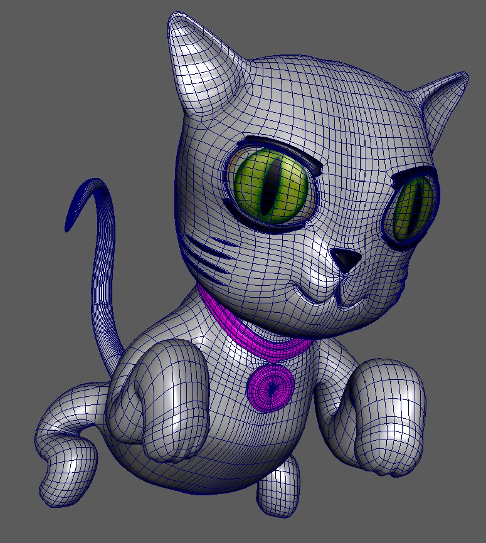free fbx mode cat cartoon