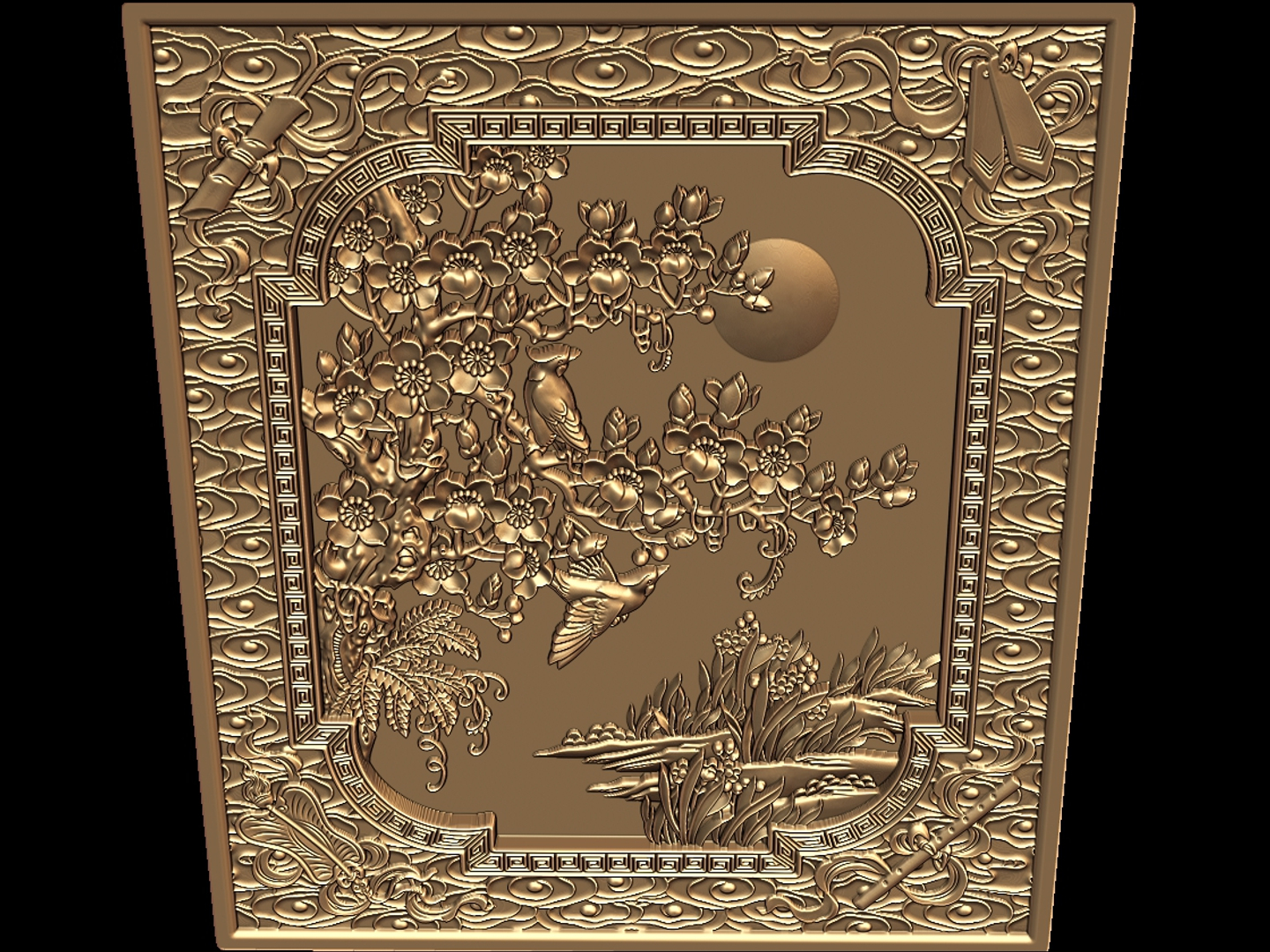 stl cnc router engraving 3ds free