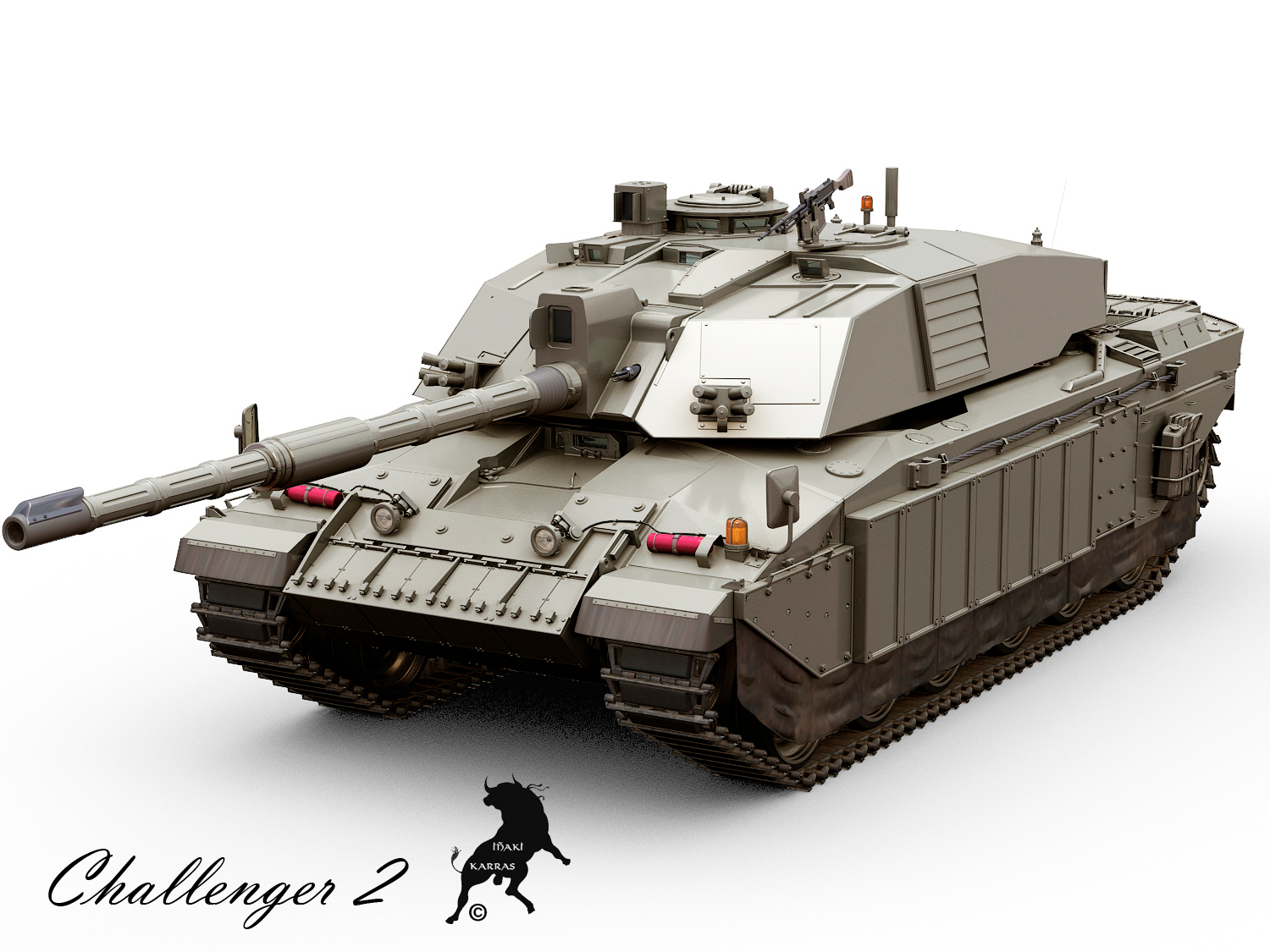 3d challenger tank