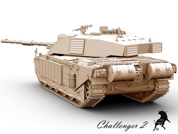 3d challenger tank