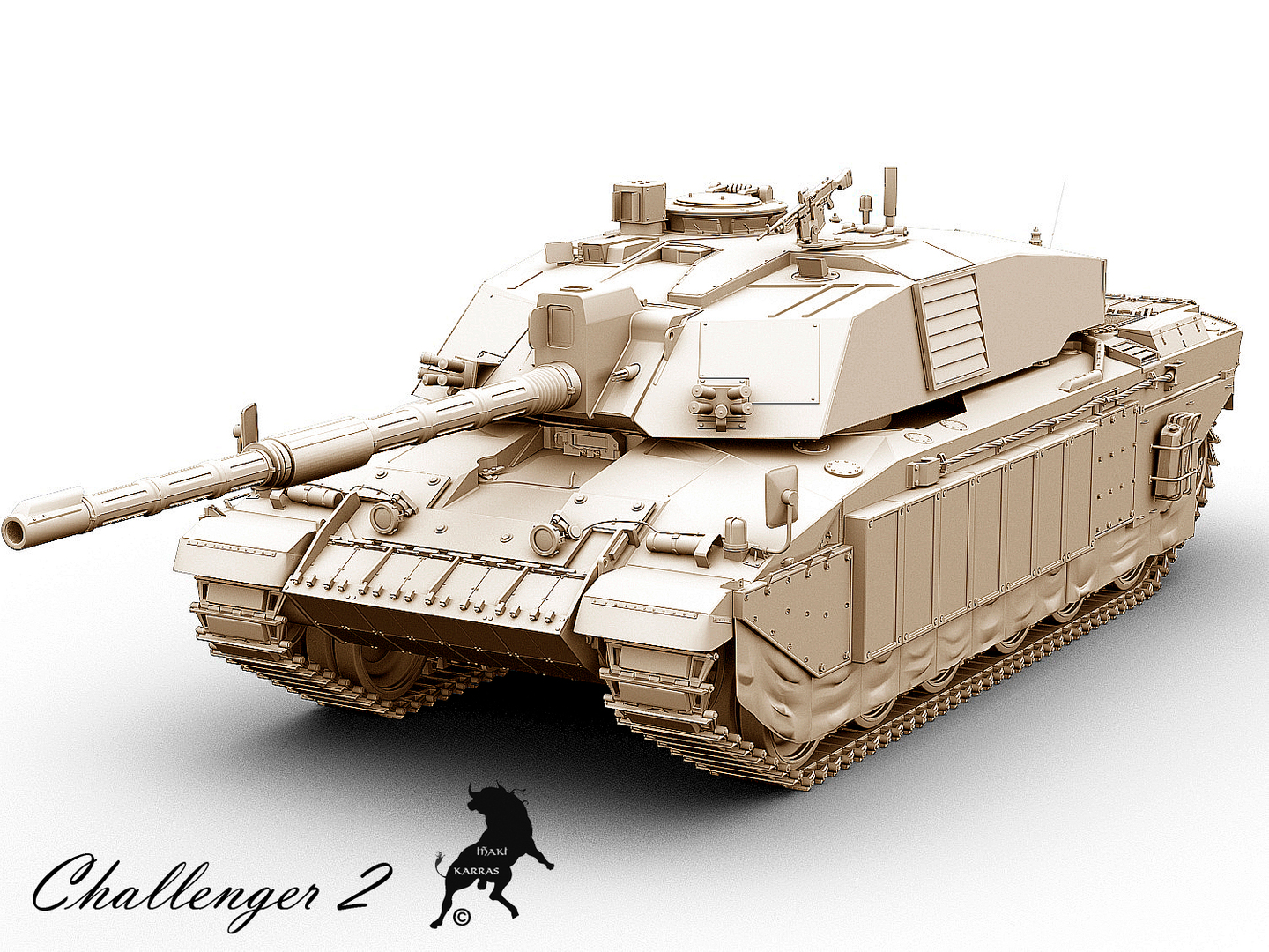 3d challenger tank