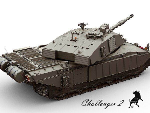 3d challenger tank