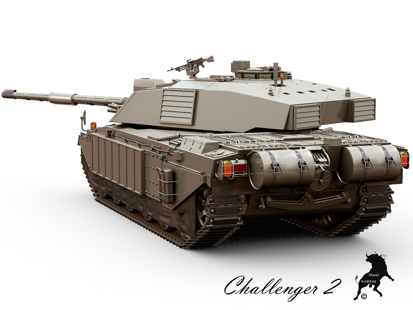 3d Challenger Tank