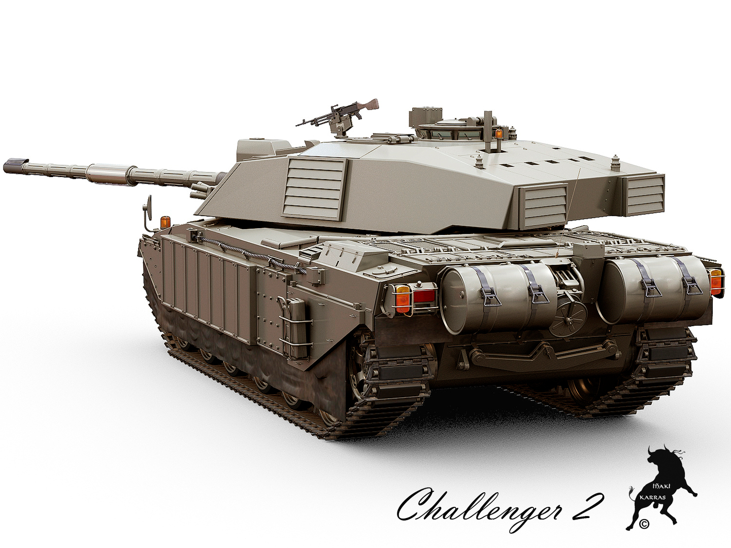 3d challenger tank