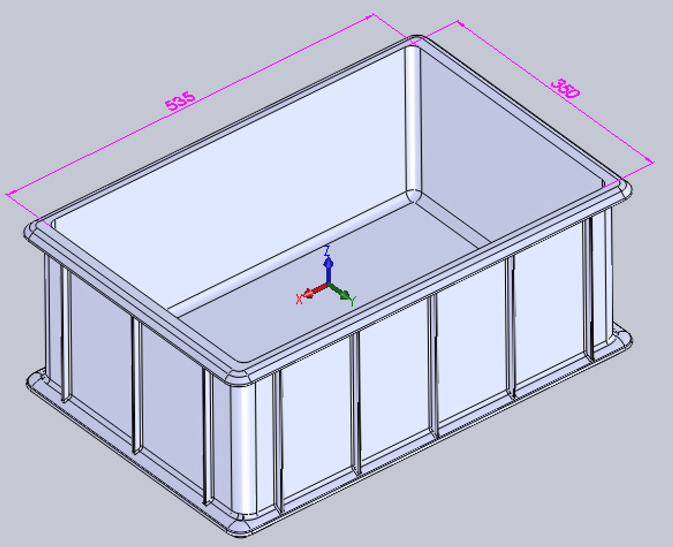 3d model plastic equipment boxes
