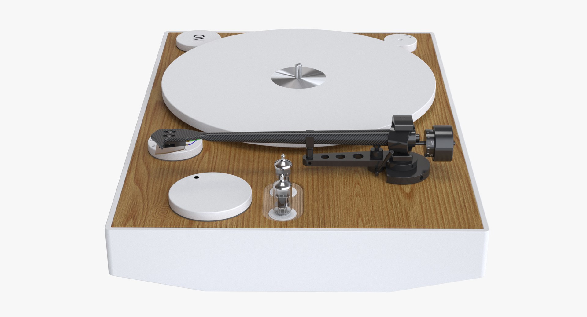 3d Model Photoreal Vacuum Tube Turntable