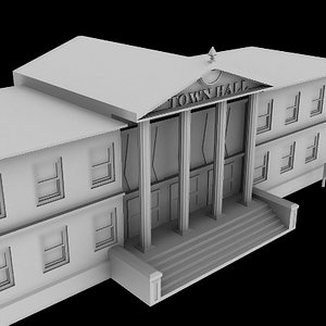 3D Town Hall Models - Browse & Download Formats - TurboSquid