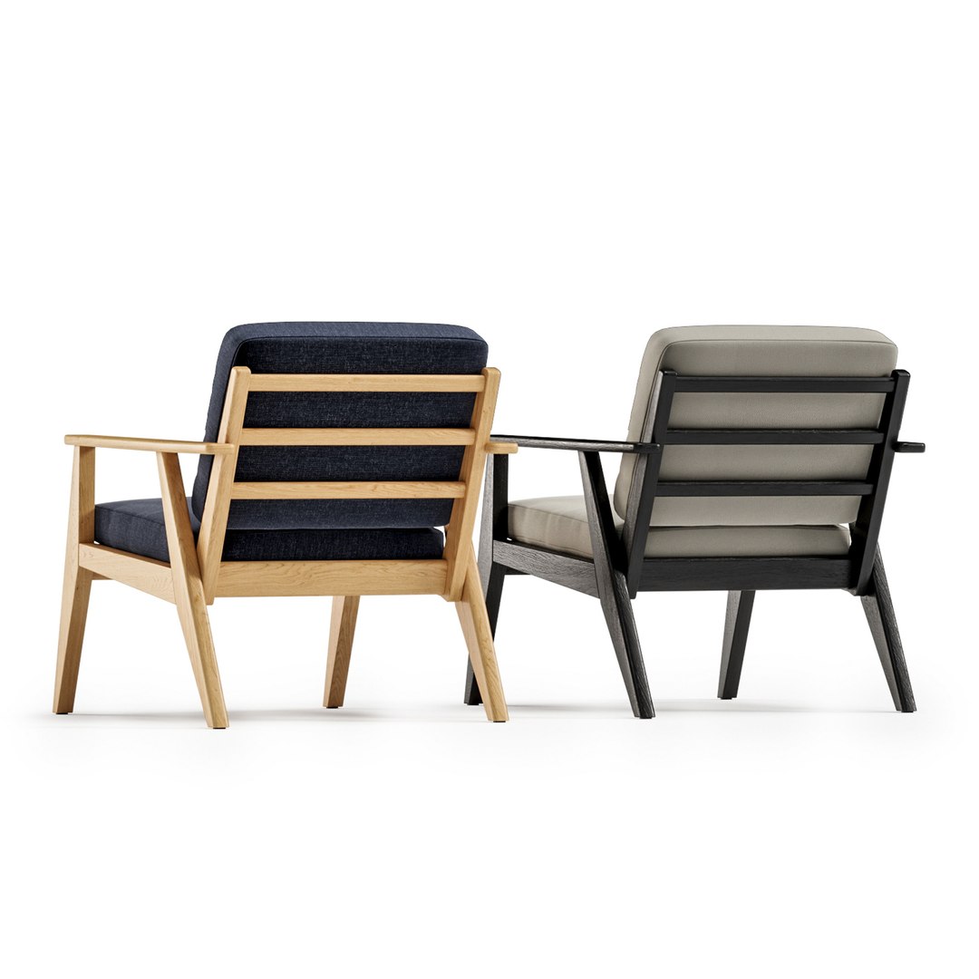 Scandi Armchair Frovi 3D Model - TurboSquid 2399986