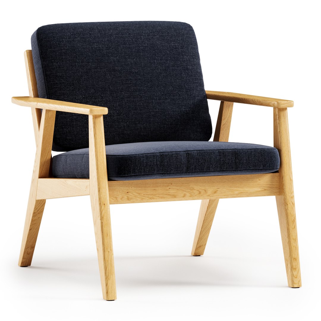 Scandi Armchair Frovi 3D Model - TurboSquid 2399986