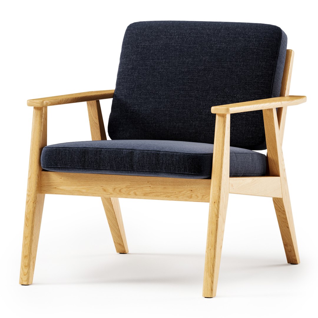 Scandi Armchair Frovi 3D Model - TurboSquid 2399986