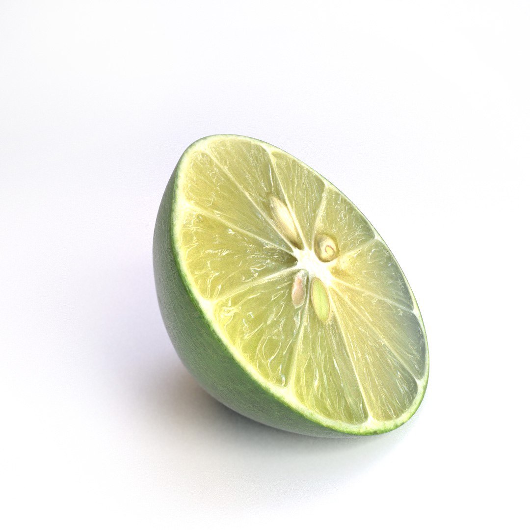 realistic lime 3d model
