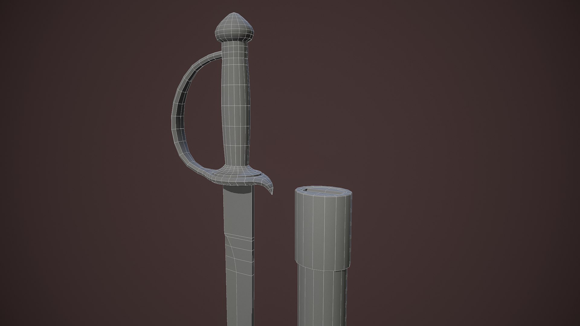 3D Model Cutlass Sword - TurboSquid 1641401