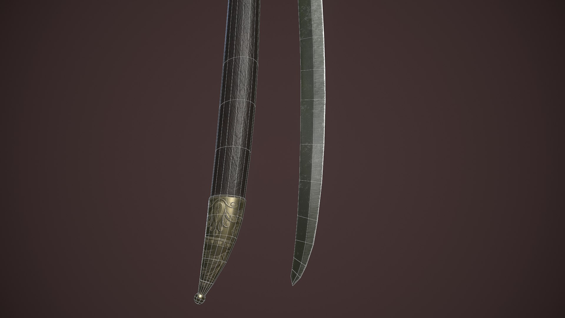 3D Model Cutlass Sword - TurboSquid 1641401
