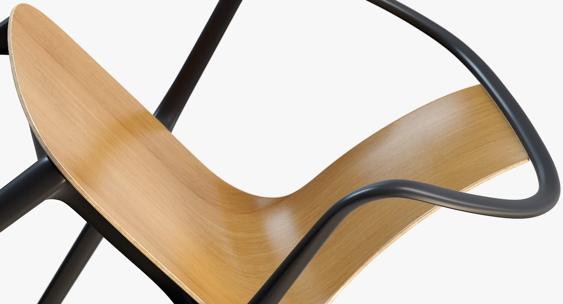 Belleville Armchair Wood 3D Model - TurboSquid 1383956
