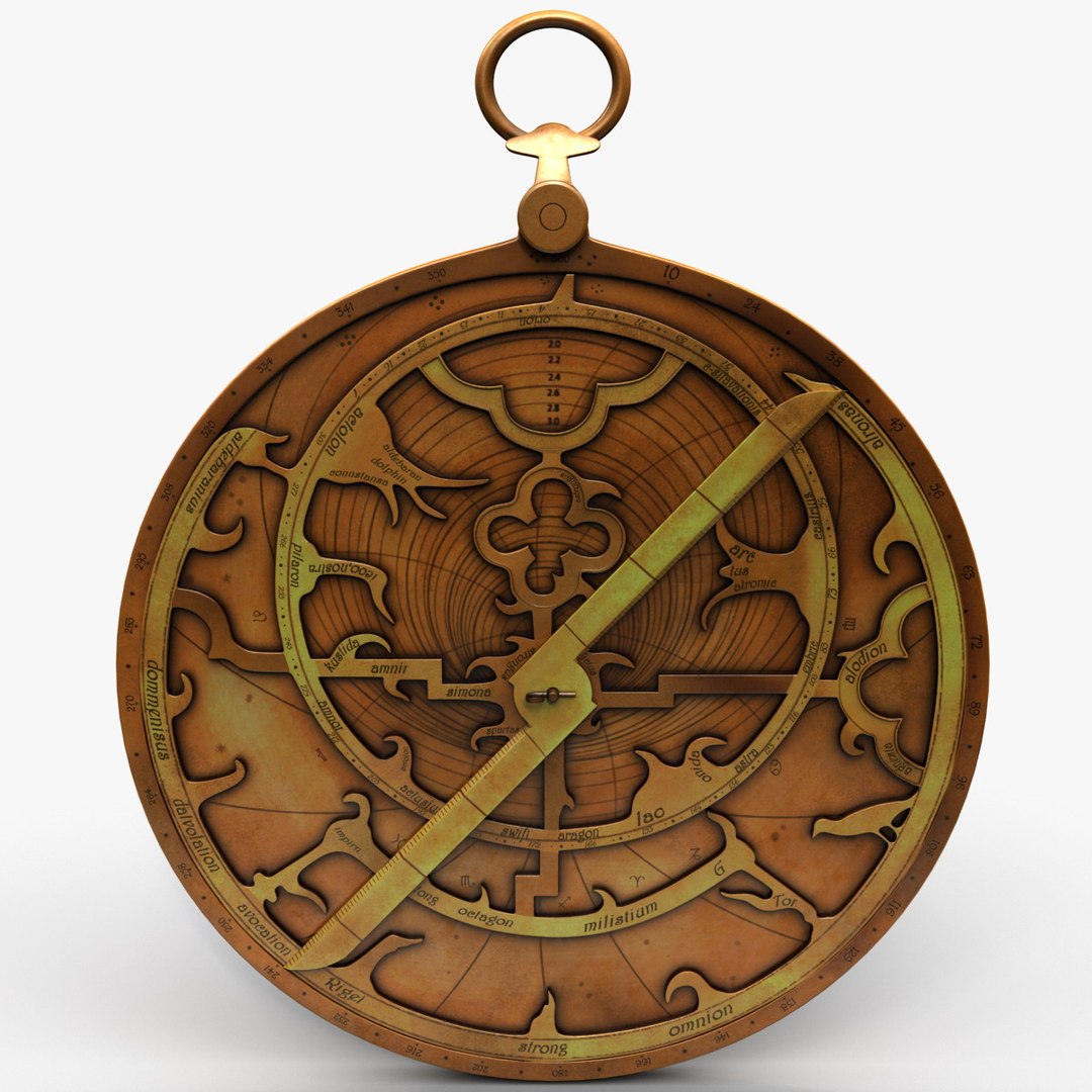 astrolabe triangulated 3d 3ds