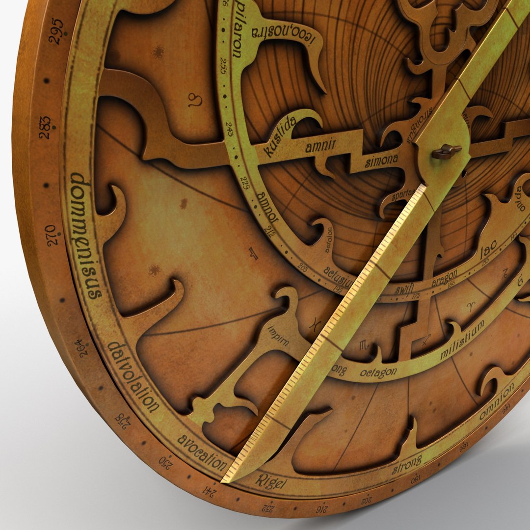 astrolabe triangulated 3d 3ds