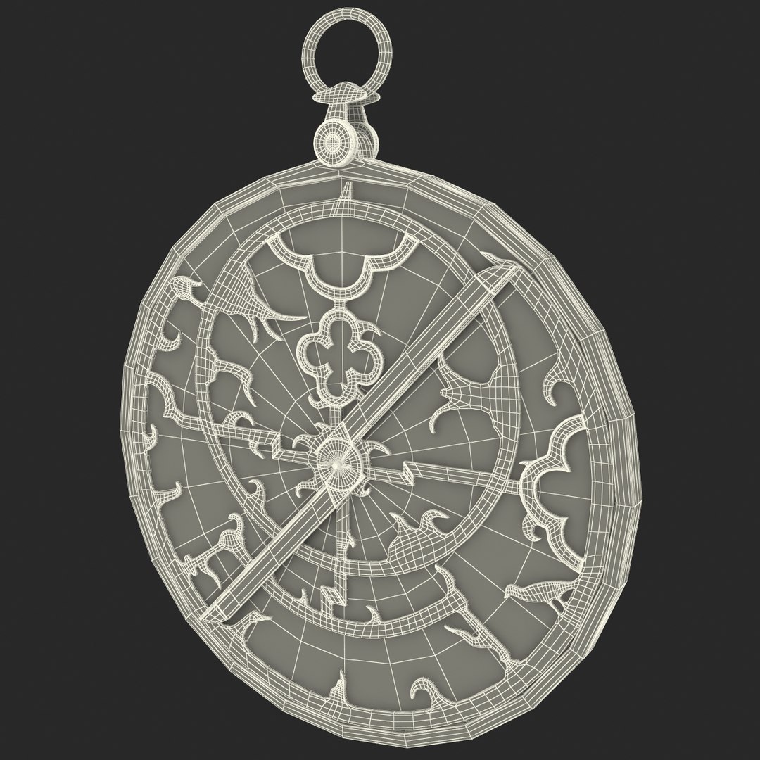 astrolabe triangulated 3d 3ds