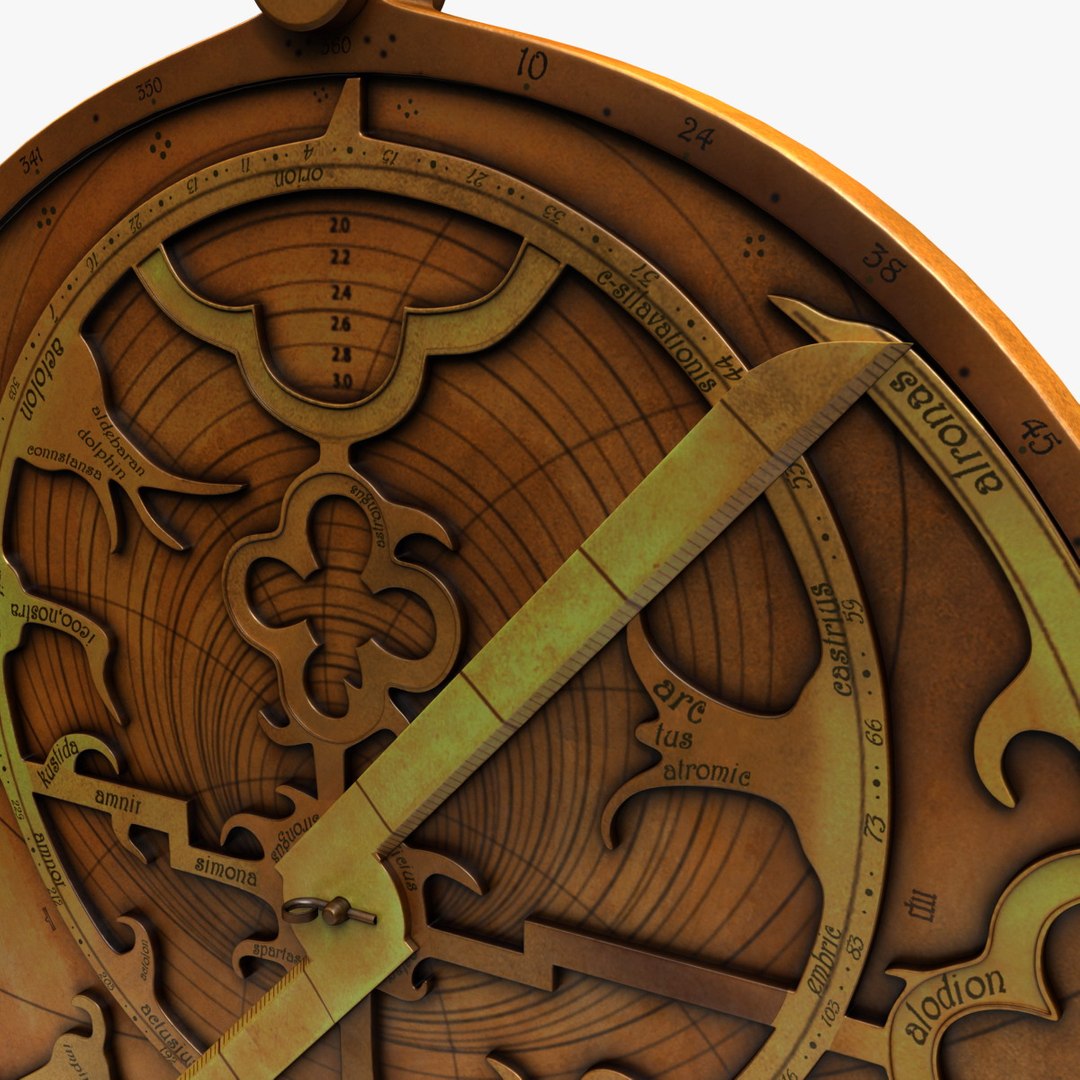 astrolabe triangulated 3d 3ds