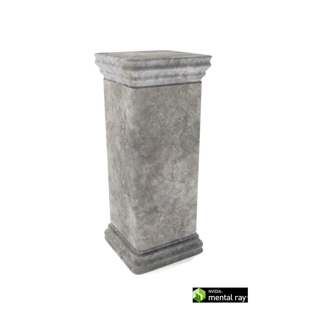 Roman Statue Pedestal 3D - TurboSquid 2181876