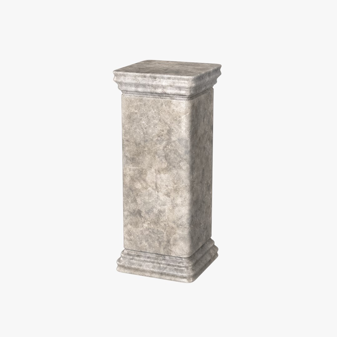 Roman Statue Pedestal 3D - TurboSquid 2181876
