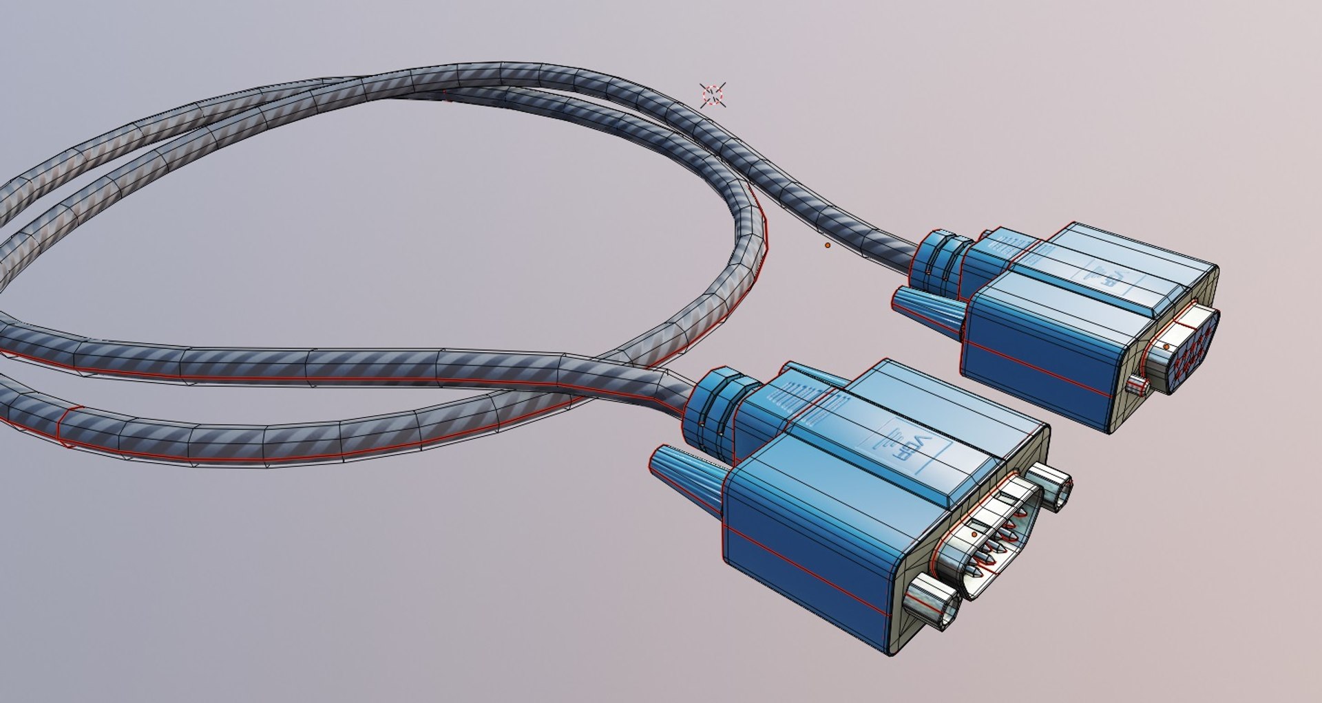 Vga Connector Computer Model - TurboSquid 1432416