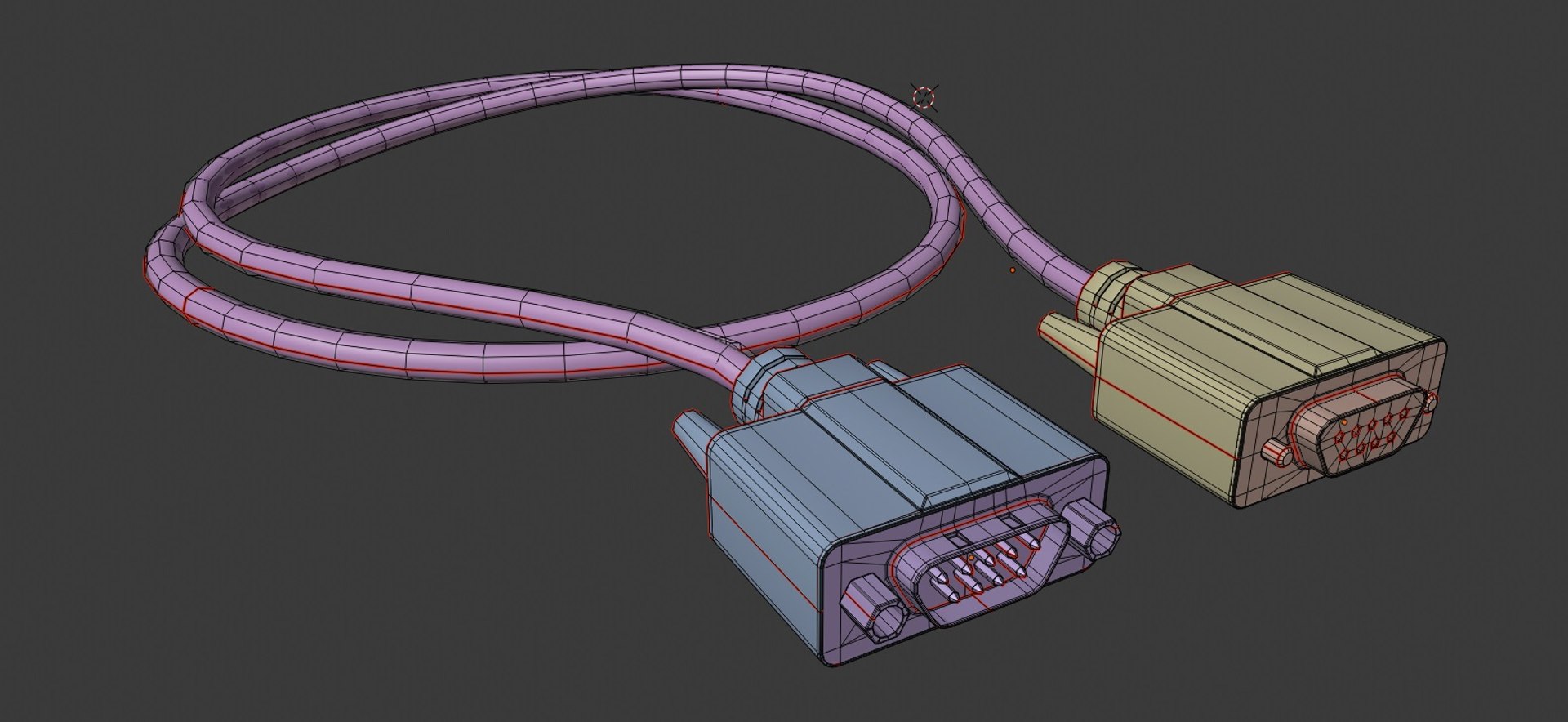 Vga Connector Computer Model - TurboSquid 1432416