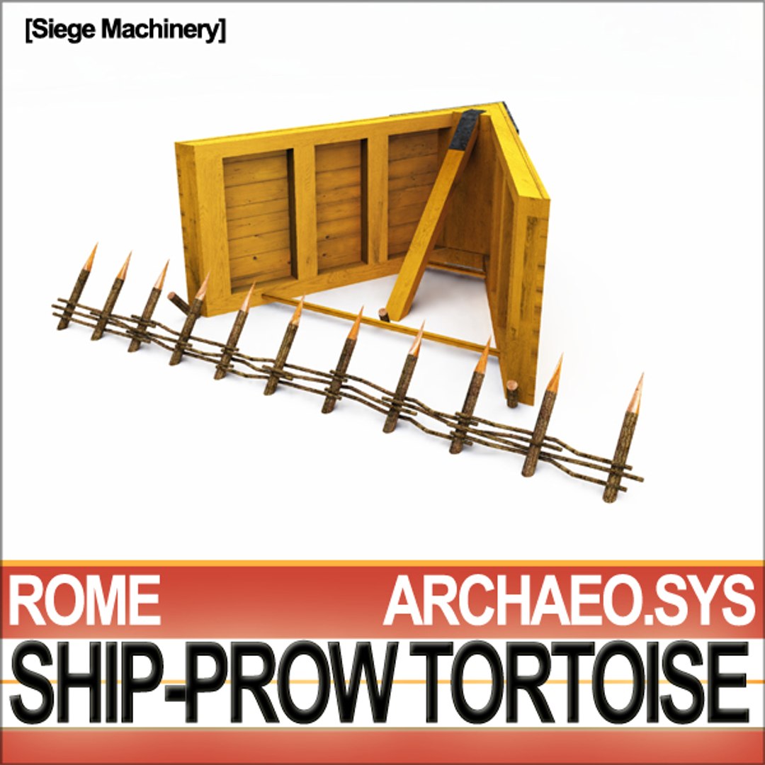 Ancient Rome Ship-prow Tortoise C4d