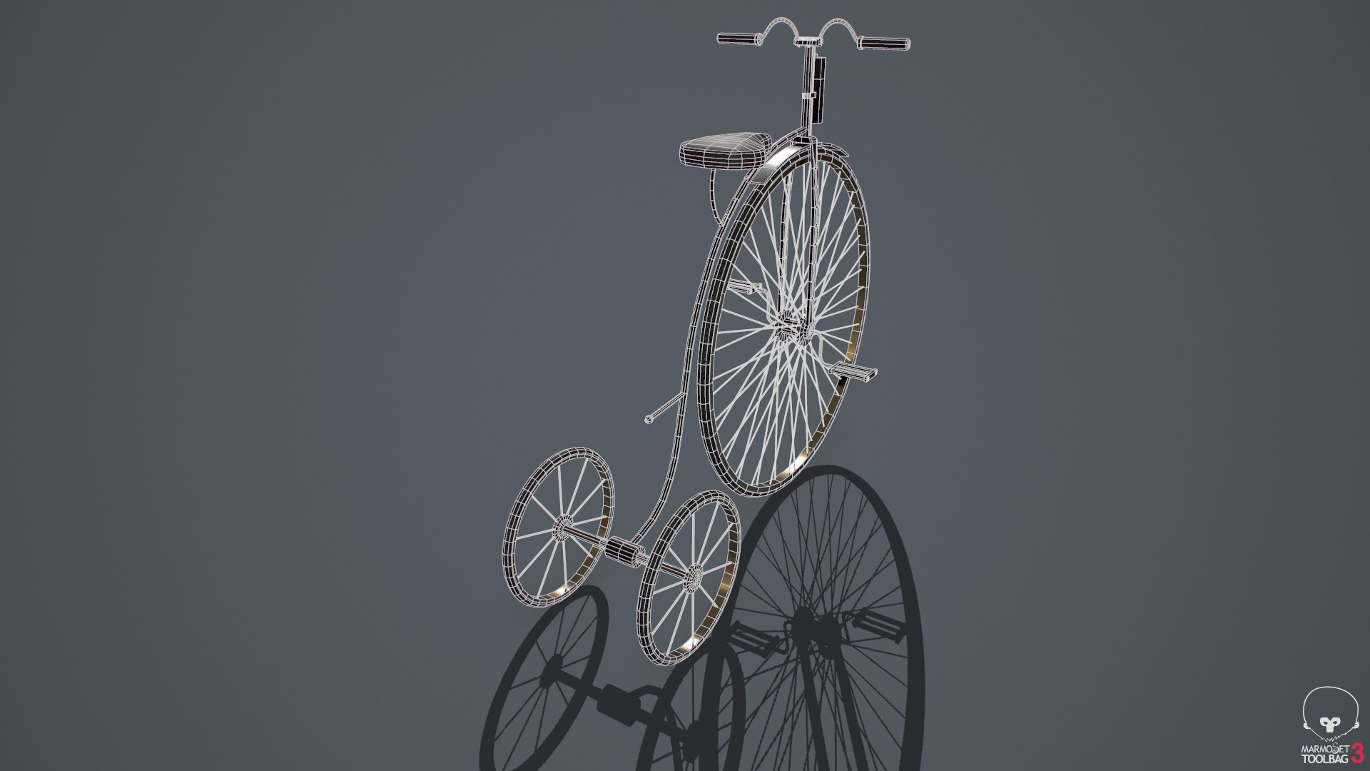 3D model pbr retro bike - TurboSquid 1461615