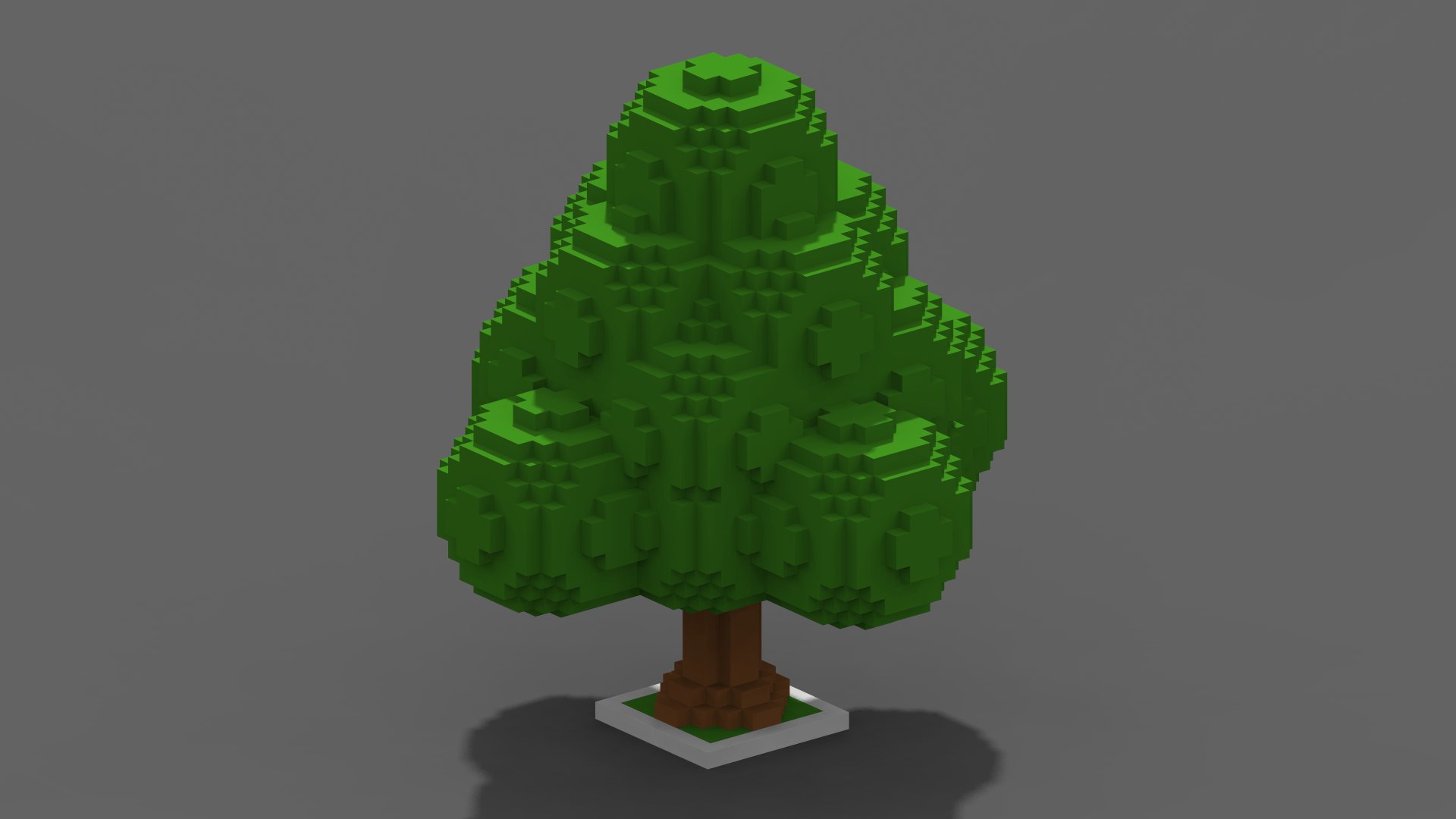 Voxel Tree 3D Model - TurboSquid 1353205