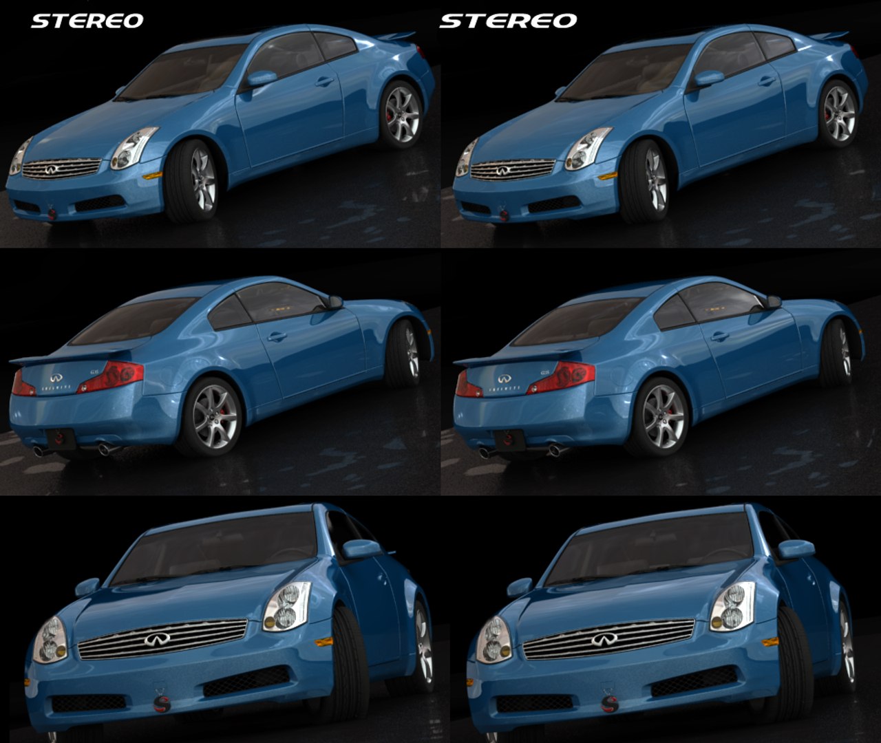Infiniti G35 2002 3d Model