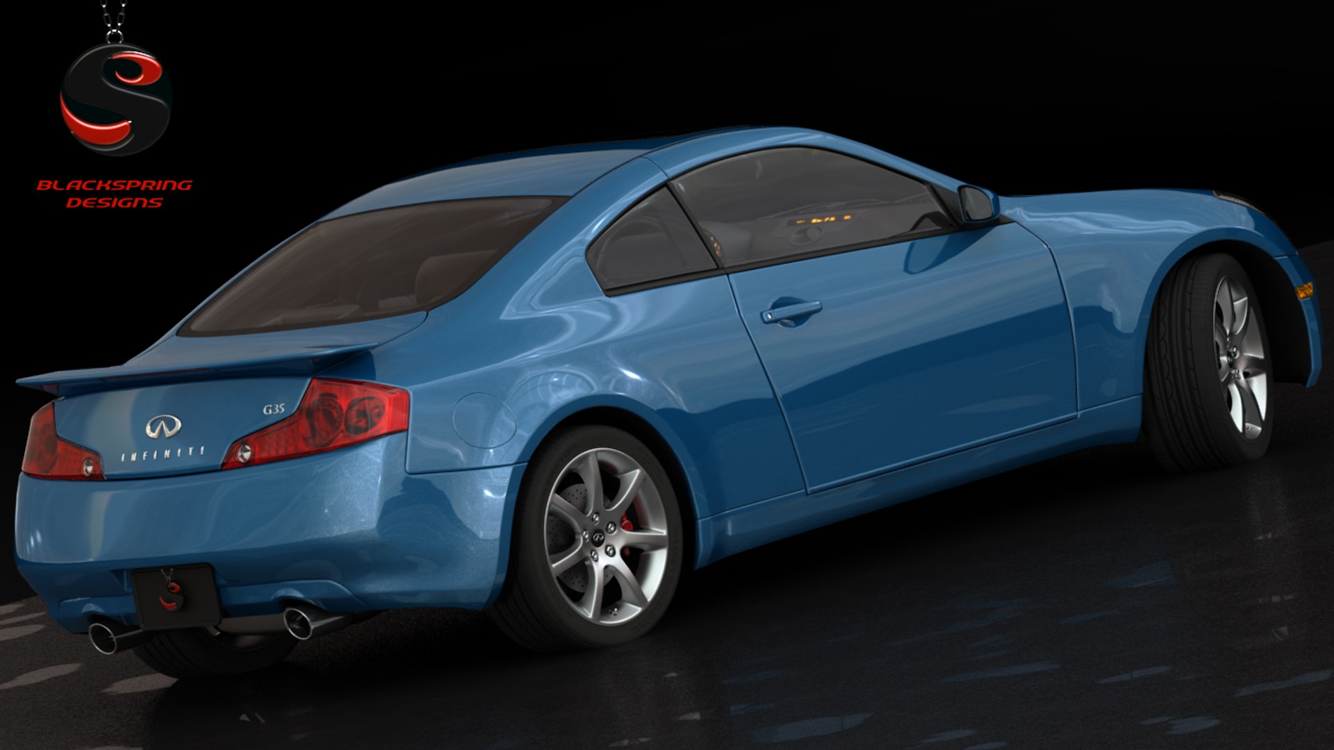Infiniti G35 2002 3d Model