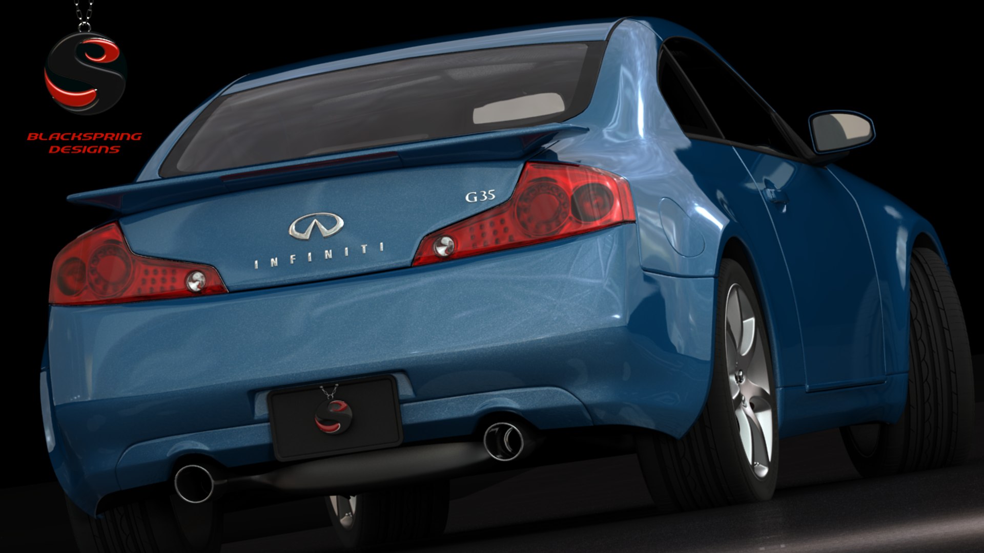 Infiniti G35 2002 3d Model