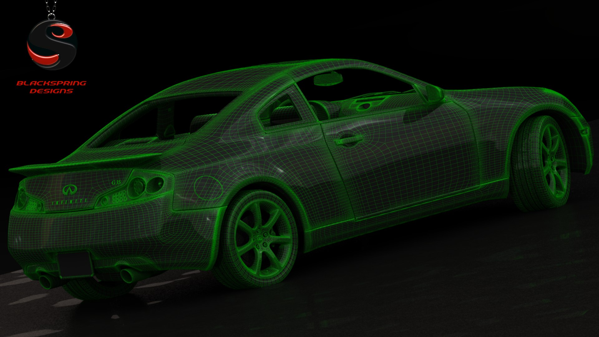 Infiniti G35 2002 3d Model