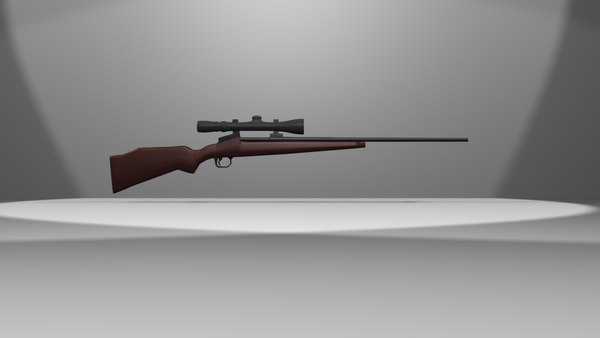 modelo 3d Rifle gratis - TurboSquid 528556
