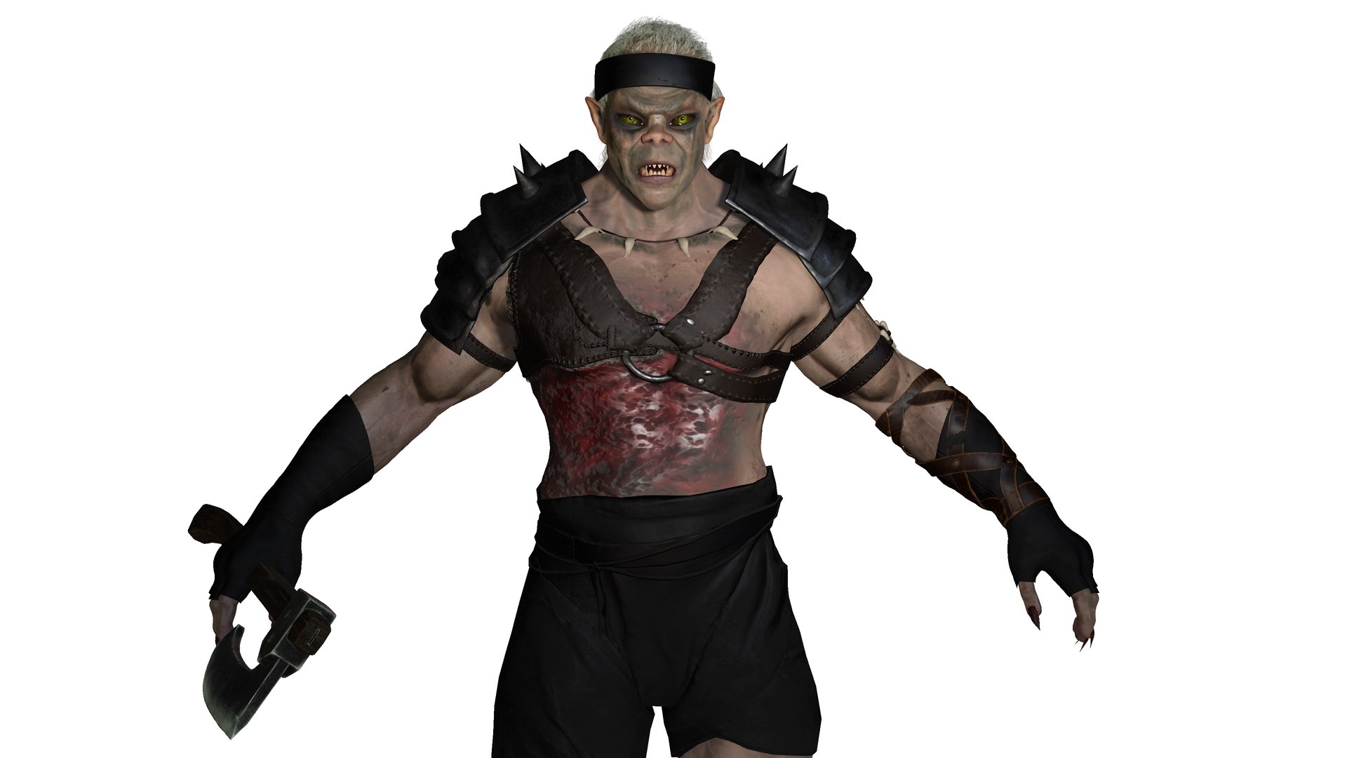 3D AAA 3D REALISTIC CHARACTER - THE WOUNDED MONSTER 03 - TurboSquid 2127331