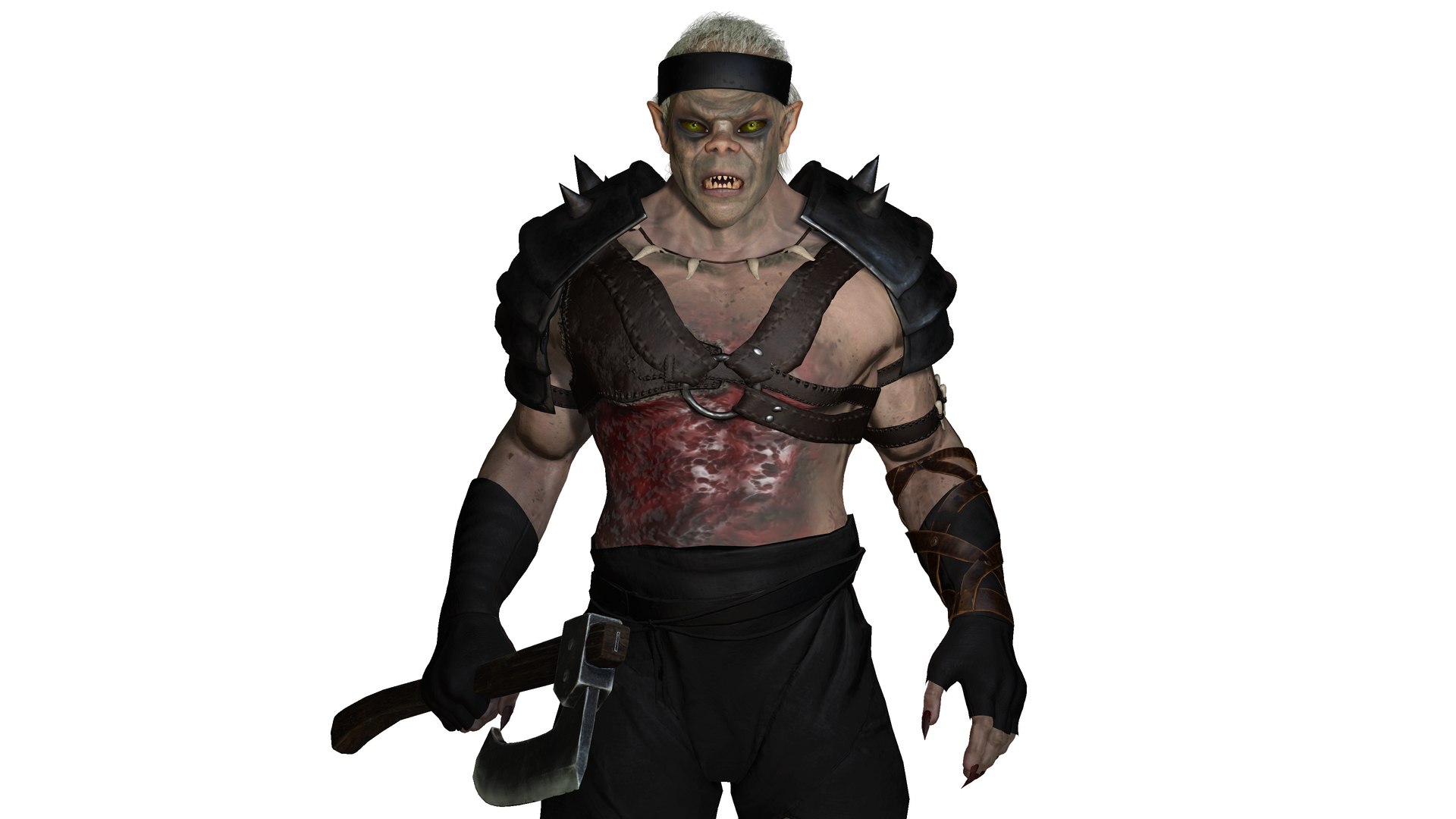 3D AAA 3D REALISTIC CHARACTER - THE WOUNDED MONSTER 03 - TurboSquid 2127331