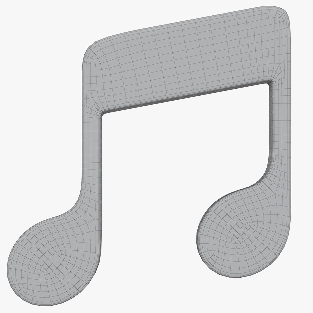 Music Note Model - TurboSquid 1963732