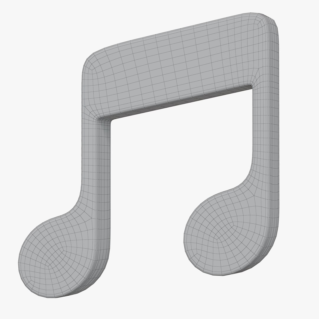 Music Note Model - TurboSquid 1963732