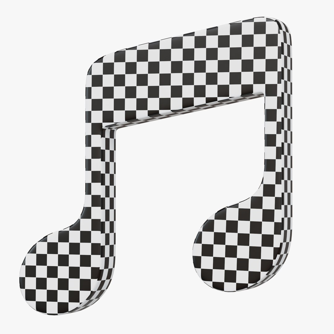 Music Note Model - TurboSquid 1963732