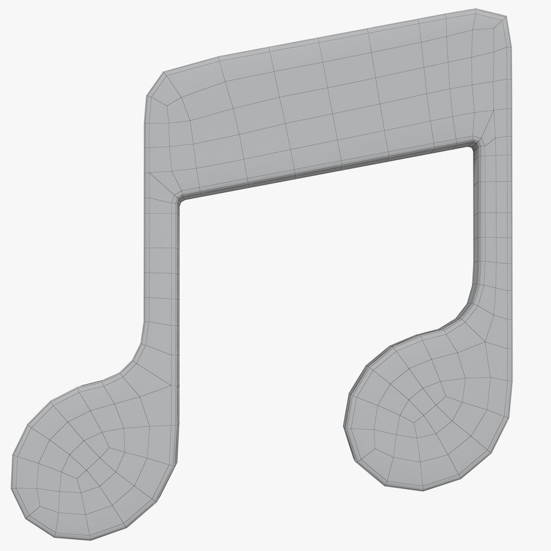 Music Note Model - TurboSquid 1963732