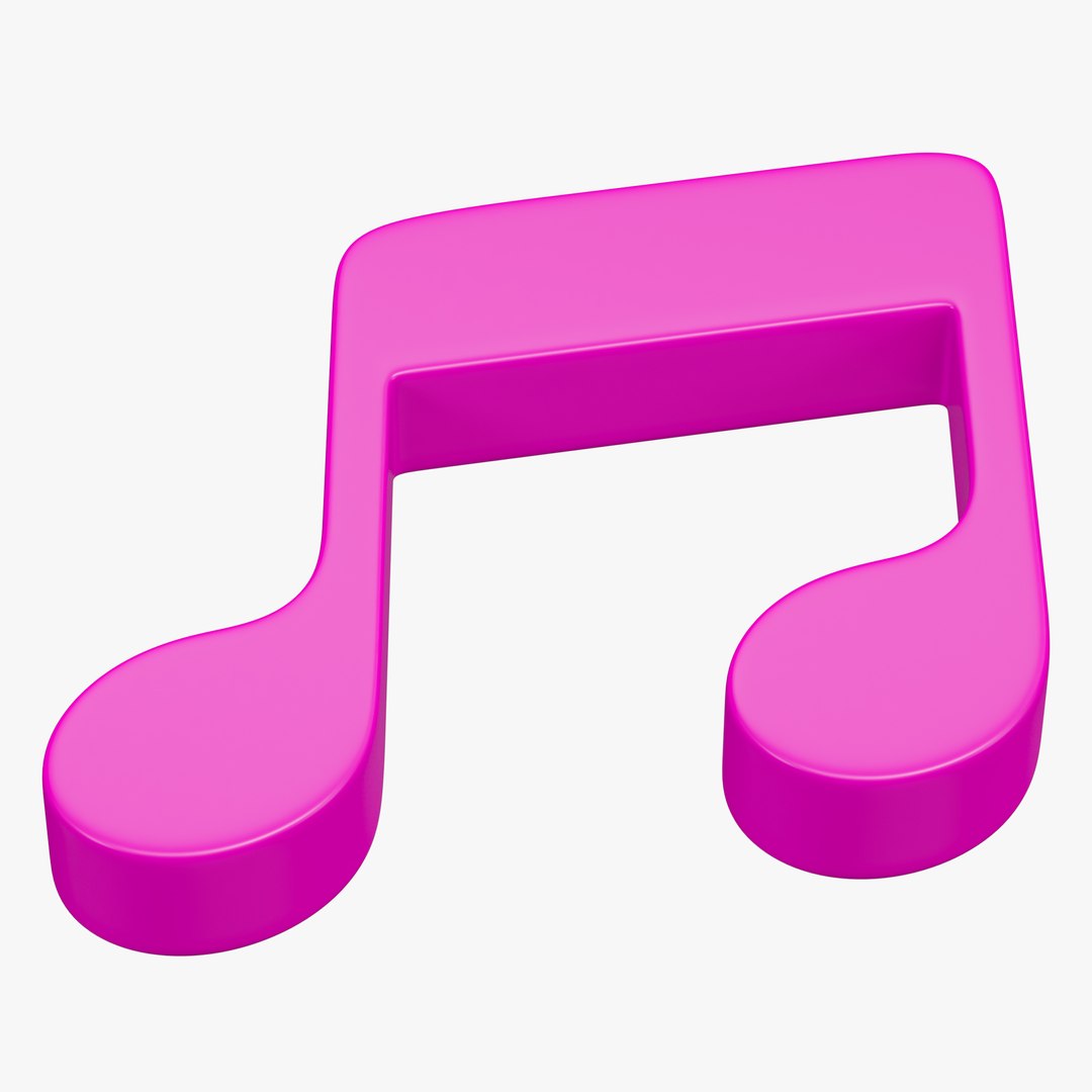 Music Note Model - TurboSquid 1963732
