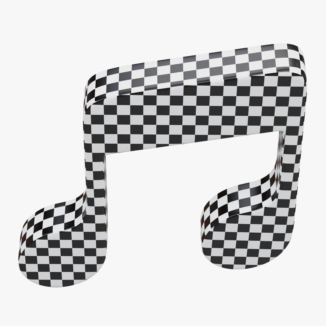 Music Note Model - TurboSquid 1963732