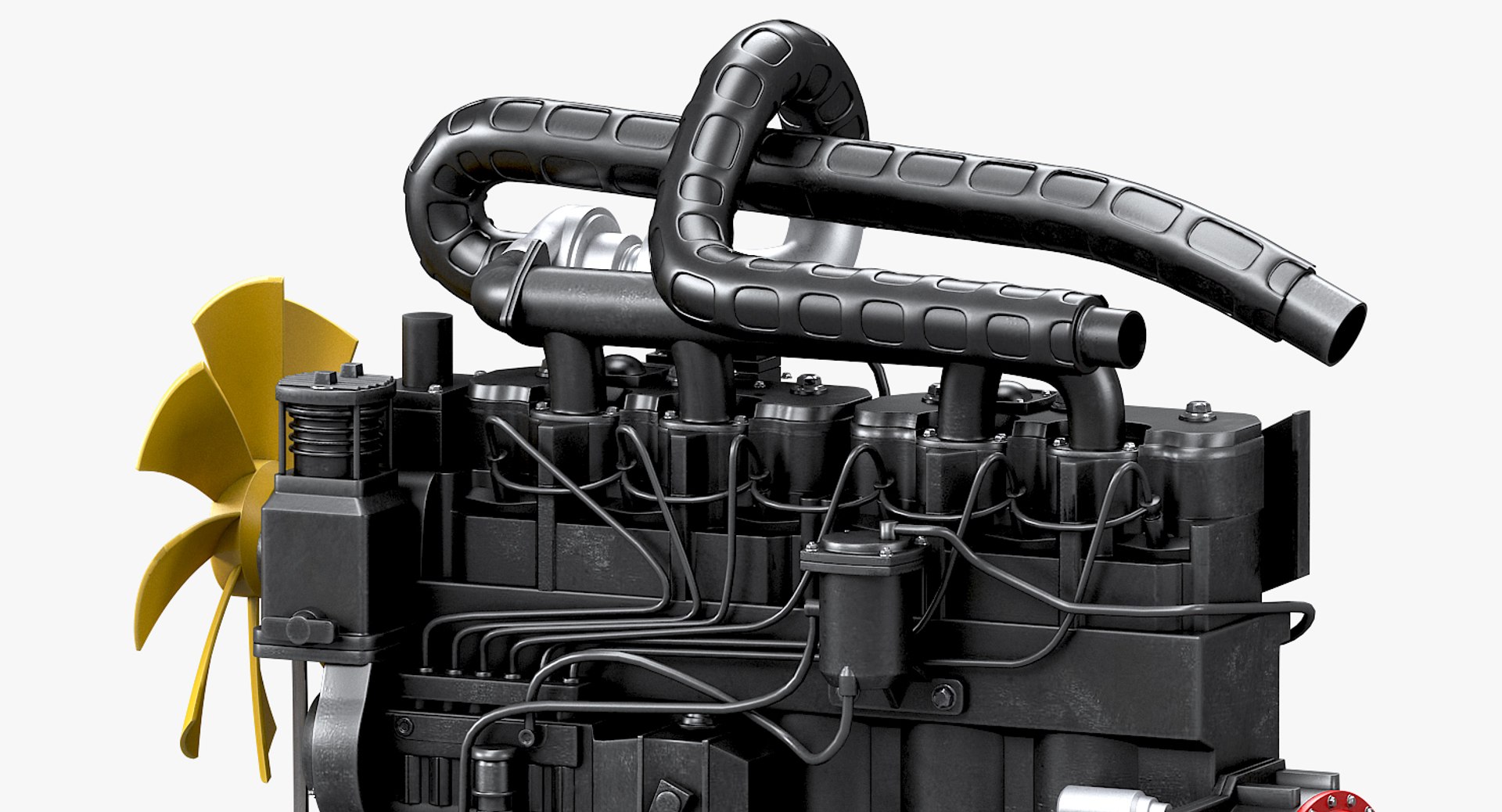 3D Diesel Engine - TurboSquid 1262745