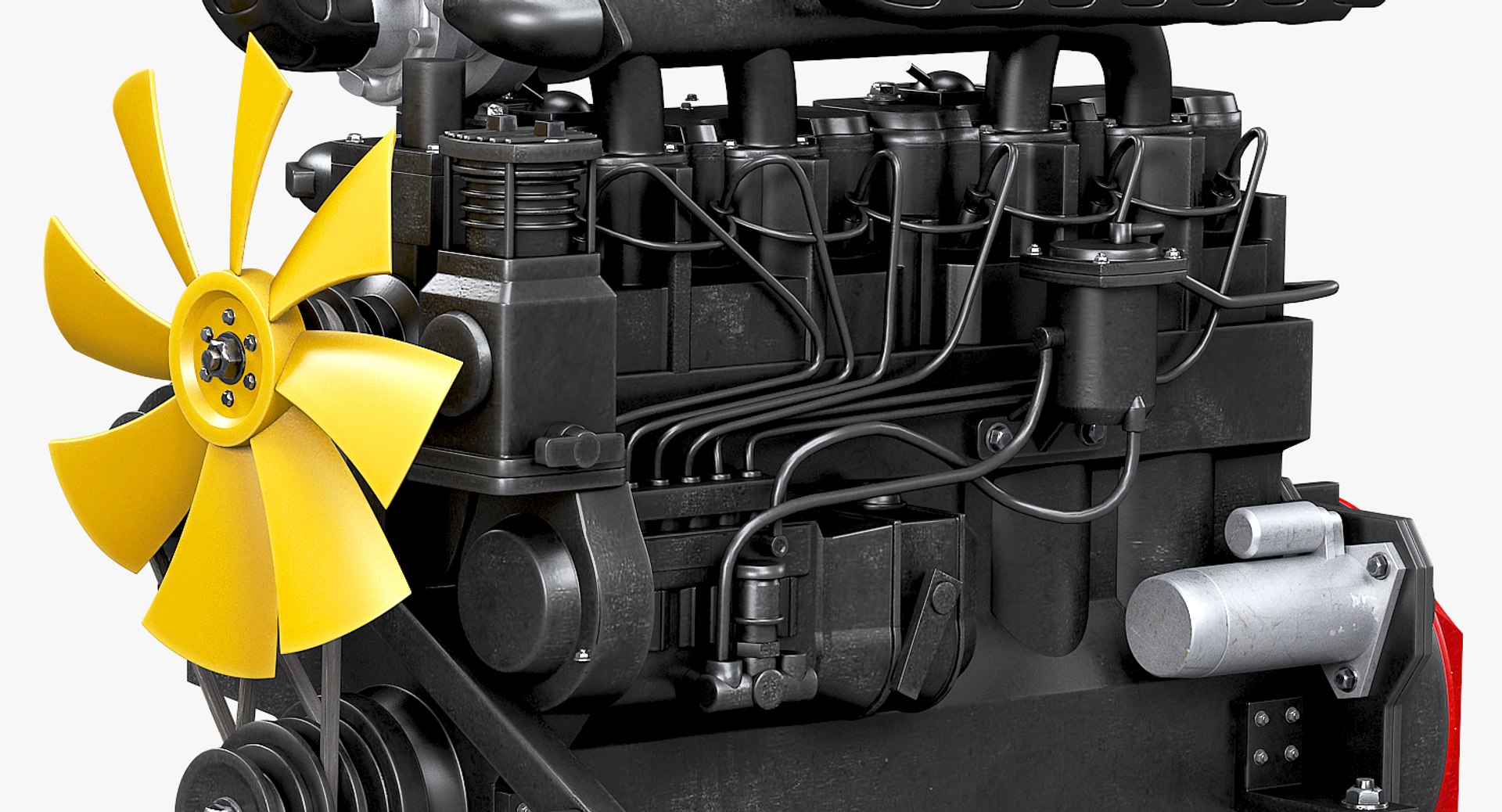 3D Diesel Engine - TurboSquid 1262745