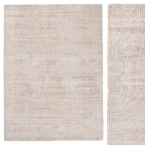 modelo 3d Alfombra de seda y lana Renata color arena - TurboSquid 2367971