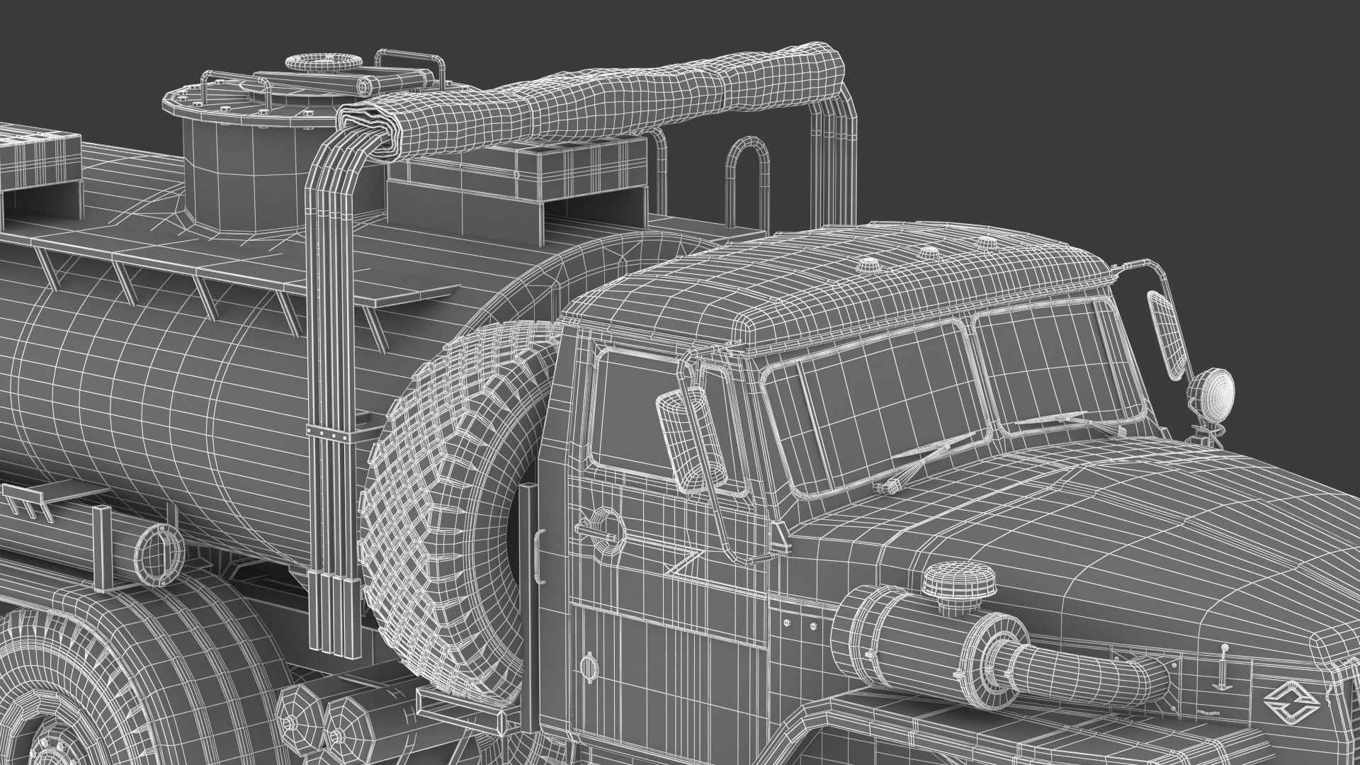 3D Ural-4320 Tanker Model - TurboSquid 1922641
