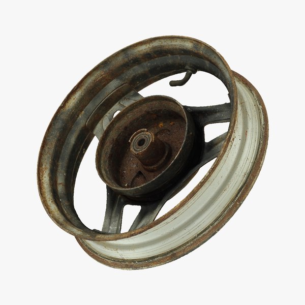 3D Rusty Wheel Raw Scanned model - TurboSquid 1783710
