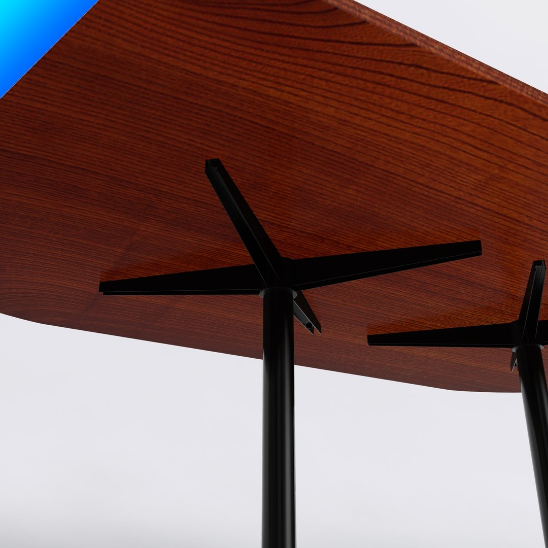 3d charles eames table tops